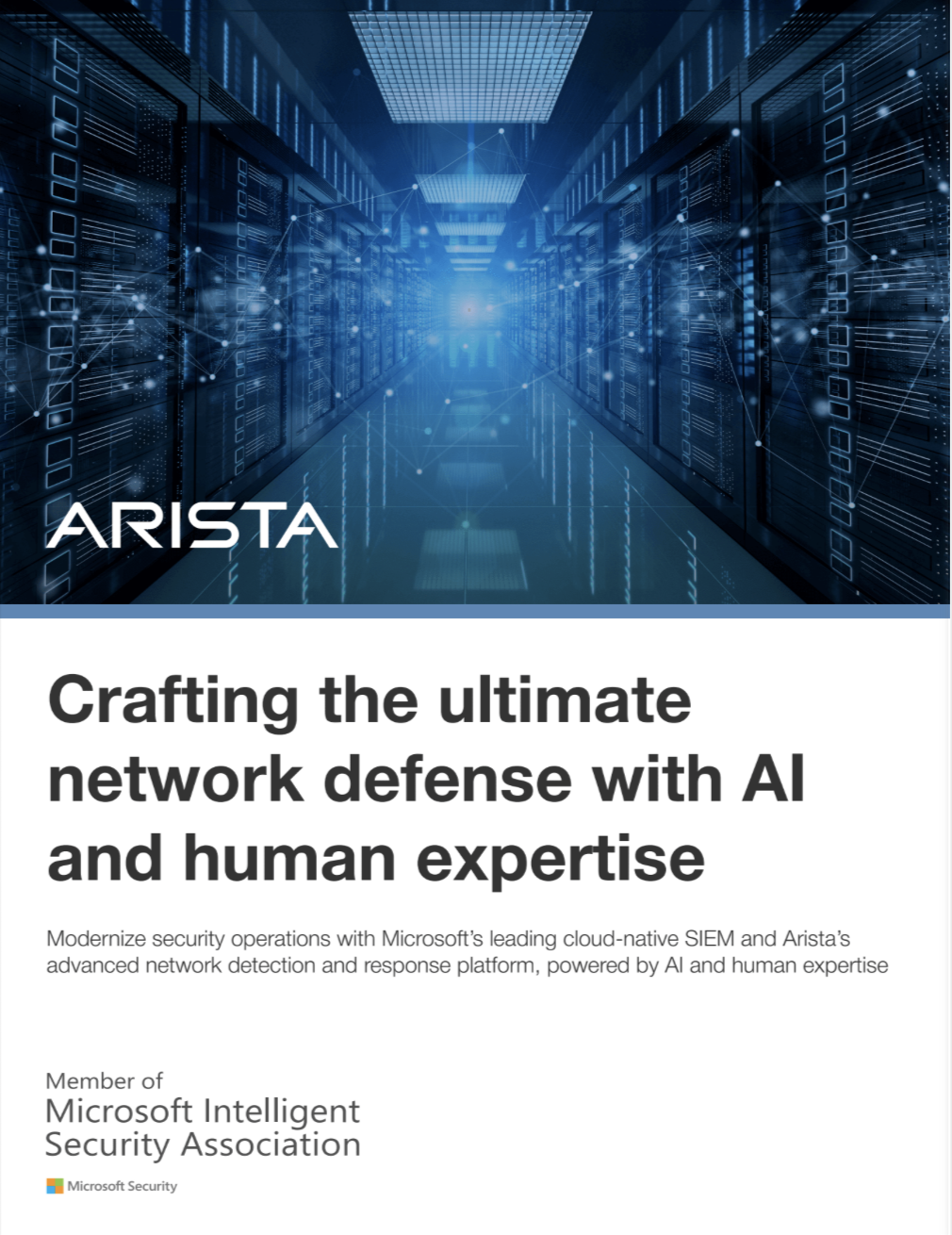 Arista NDR with MISA Integration